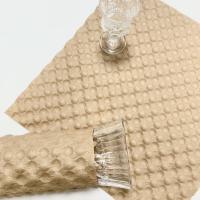 China 30cm x 20m Brown Kraft Bubble Paper Roll 80GSM 1000pic Protective Wrap for sale