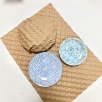 China Anti Shock Brown Kraft Paper Bubble Wrap 40cm X 50m Kraft Backed Bubble Wrap for sale