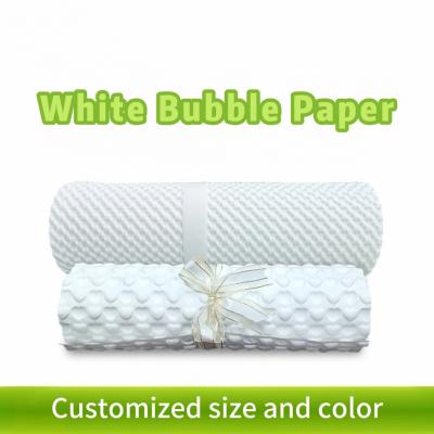 China Pure White Bubble Paper Roll 30cm X 30m  Luxury Watches Packing Paper Roll for sale