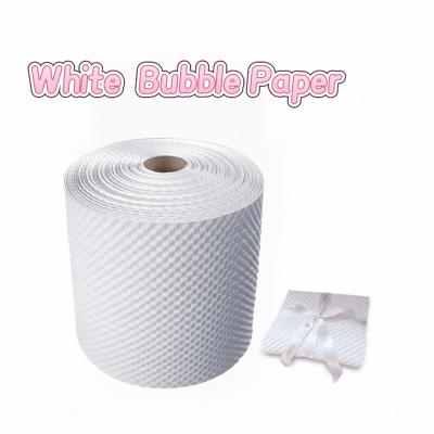 China 40cm X 50m Large Bubbles Bubble Wrap Protective Cushioning Brown Paper For Shipping for sale