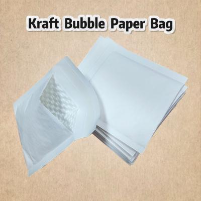 China White Bubble Wrap Bag 2 Layers OEM Bubble Pouches For Shipping for sale