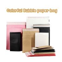China Custom Color Bubble Wrap Pouches ODM 50 X 60cm Bubble Wrap Bags For Shipping for sale