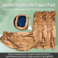 China Compact Paper Cushion Pads 14cm  X 30cm Brown Paper Pad Eco Friendly Protection for sale