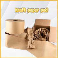 China Double Layer Kraft Paper Pad 14x60cm Kraft  Cushioning For Long Fragile Items for sale