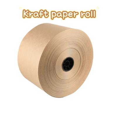 China 350m Kraft Paper Rolls Single Layers 1000pic Indented Kraft Paper for sale