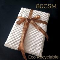 China 30cm X 50m Brown Packing Paper Roll Recyclable Eco Heavy Duty Brown Paper Roll for sale