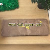 China Wool Felt Paper Pad 265x1080mm – Long Strip for Edge Protection & Wrapping for sale