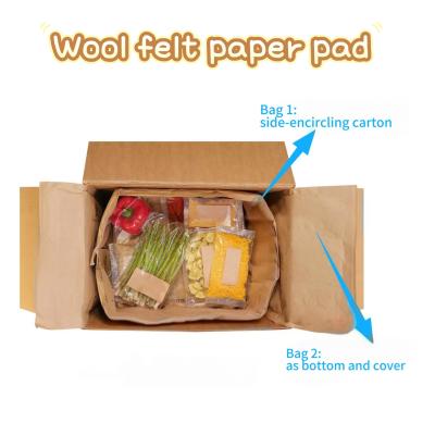 China Custom Wool Felt Paper Pad – Any Size, Color & Logo – Kraft+Felt Composite for sale