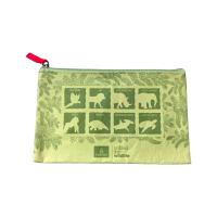 China Olive Green Printed Kraft Paper Bags  Eco Friendly  Brown Paper Carrier Bags For Stationery for sale