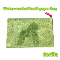 China Olive Green Printed Kraft Paper Bags  Eco Friendly  Brown Paper Carrier Bags For Stationery for sale