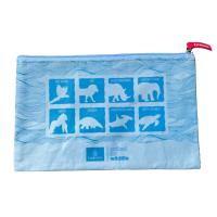 China Washable Kraft Pouch – Light Sky Blue Hammerhead Shark – Reusable Pouch for Ocean Lovers for sale