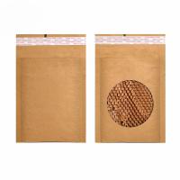 China Square Honeycomb Paper Bag 29cm X 38cm Brown Paper Mailers For Textbooks for sale