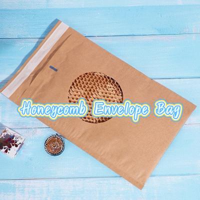 China OEM Honeycomb Mailer Padded Kraft Mailers 26.5cm Honeycomb Padded Mailer For Tablets for sale