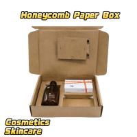 China Custom Fit Honeycomb Box Cosmetic  Custom Corrugated Boxes Brown for sale