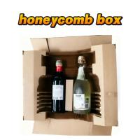China Double Wine Honeycomb Box Custom Bulk Shipping Boxes Corrugated for sale