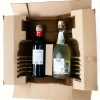 China Double Wine Honeycomb Box Custom Bulk Shipping Boxes Corrugated for sale