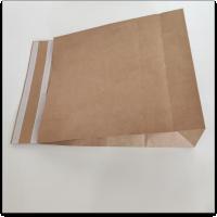 China Square Bottom Kraft Paper Bag – 220‑540mm Wide, 80‑140gsm, Reusable Adhesive Seal for sale