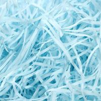 China Blue Raffia Paper Shreds – Eco-Friendly Decorative Filler for Gift Boxes & Baskets for sale