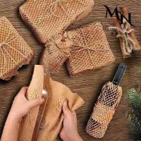 China Natural Kraft Honeycomb Sleeve – Expandable Wine Bottle Protector for Shipping & Gifts for sale