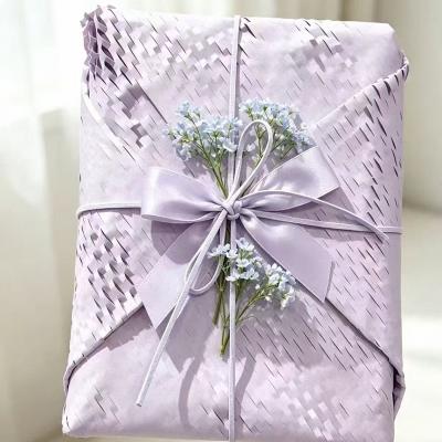 China Lavender Honeycomb Paper – Soft Mauve Expandable Wrap for Wedding Favors & Gift Bags for sale