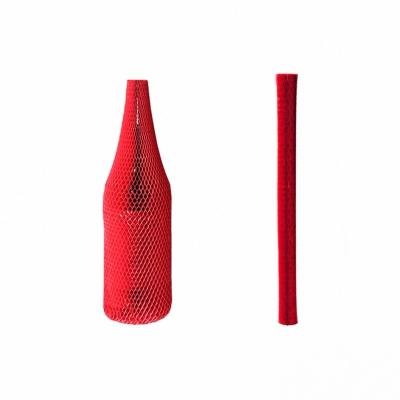 China Red Expandable Honeycomb Paper Sleeve and 100% Recyclable Protective Paper Sleeve for Bottles for sale
