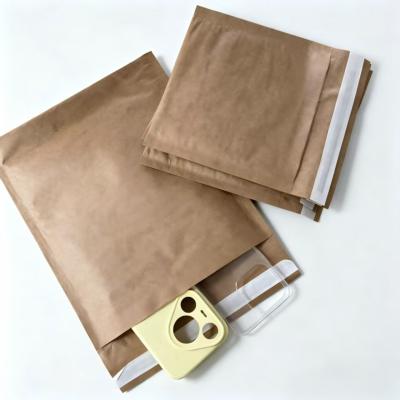 China Crush-Resistant 3-Layer Honeycomb Paper Mailer with Self-Adhesive Seal - Padded Honeycomb Paper Bag for Smartphone Shipping for sale