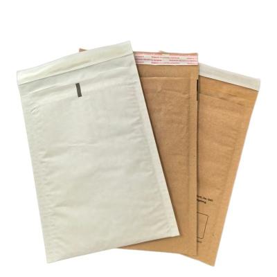 China Natural White 3 Layers Self-Adhesive Honeycomb Paper Mailer and Honeycomb Paper Bag for Retail for sale