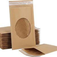 China Long-format Honeycomb Paper Mailer and Padded Paper Envelope with Self-adhesive Seal and 3-layer Structure for sale