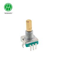 China EC11 Gold Color Metal Shaft Encoder High Torque Rotary Incremental Encoder for sale