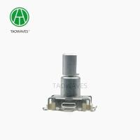 China 11mm 30000cycles Metal Shaft Incremental Rotary Encoder With Push Switch for sale