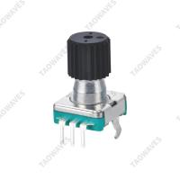 China Rotary Encoder With Push Button Knob Shaft Lagging  Contact Brush Type Operating System for sale