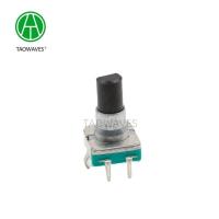 China 11mm Shaft Rotary Encoder EC11A21V01 With Contact Brush Type Operating System for sale
