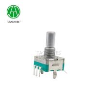 China EC11B33V01 Contact Brush 11cm Steel Ball Metal Encoder With Push Button for sale