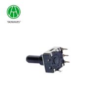 China 15mm Plastic Shaft Incremental Rotary Encoder For Volume Control Within 12/24 Pulses for sale