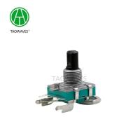 China Versatile 16mm 5 Pin Rotary Encoder With Push Button Insulated Shaft for sale