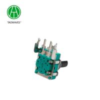 China Versatile 16mm 5 Pin Rotary Encoder With Push Button Insulated Shaft for sale