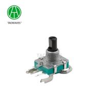 China Versatile 16mm 5 Pin Rotary Encoder With Push Button Insulated Shaft for sale