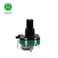China Axle Sleeve Form 16mm Plastic Housing Rotary Encoder With Switch for sale