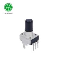 China Single Connection 9mm Insulated Shaft industrial Rotary Potentiometer B5K 50K for sale