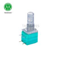 China Metal Shaft 5-Pin Stereo precision adjustable resistor potentiometer 9mm Laminated rotary for sale