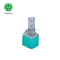 China Metal Shaft 5-Pin Stereo precision adjustable resistor potentiometer 9mm Laminated rotary for sale