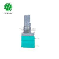 China Metal Shaft 5-Pin Stereo precision adjustable resistor potentiometer 9mm Laminated rotary for sale