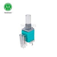 China Single Connection RS97 B50K 8pin Potentiometer with Switch Audio Potentiometer Function for sale