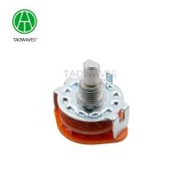 China 25mm Metal Shaft Rotary Route Switch Voltage Selector Switch Standard Compliance for sale