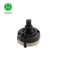 China Single Button 2-12 Positions RS26 Rotary Band Switch Position Switch for sale
