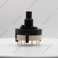 China Single Button 2-12 Positions RS26 Rotary Band Switch Position Switch for sale