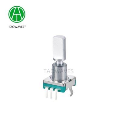 China Small Rotary Encoder Knob with Push Button for Audio Systems for sale