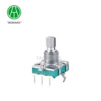 China Contact Brush Type Operating System Incremental Shaft Encoder with Ec11 Knob and Button for sale