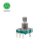 China Contact Brush Type Operating System Incremental Shaft Encoder with Ec11 Knob and Button for sale