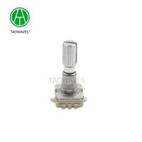 China Compatible with Soundwell 11mm Button Switch, Metal Shaft Rotary Potentiometer Encoder for sale